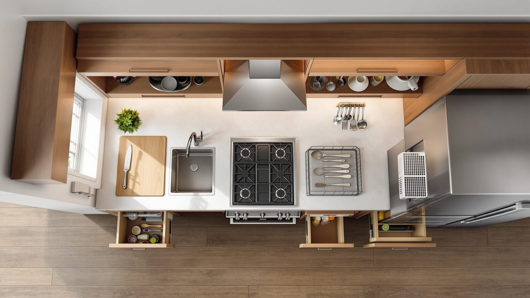 The 5 Kitchen Zones You Need to Know (And Why They Matter) - Kitchen ...